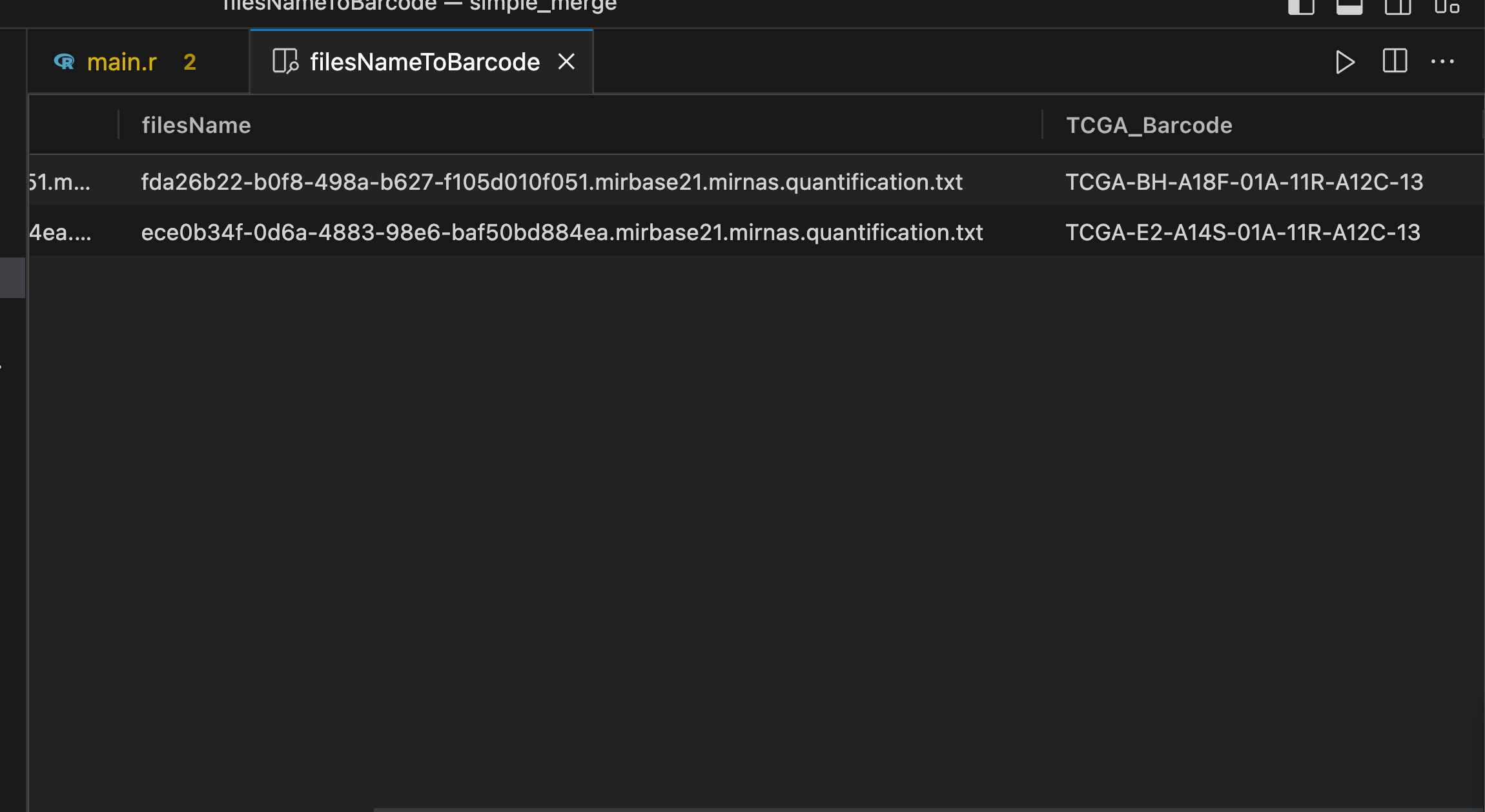 TCGA-miRNA数据整理 | Yezi's Hexo Blog